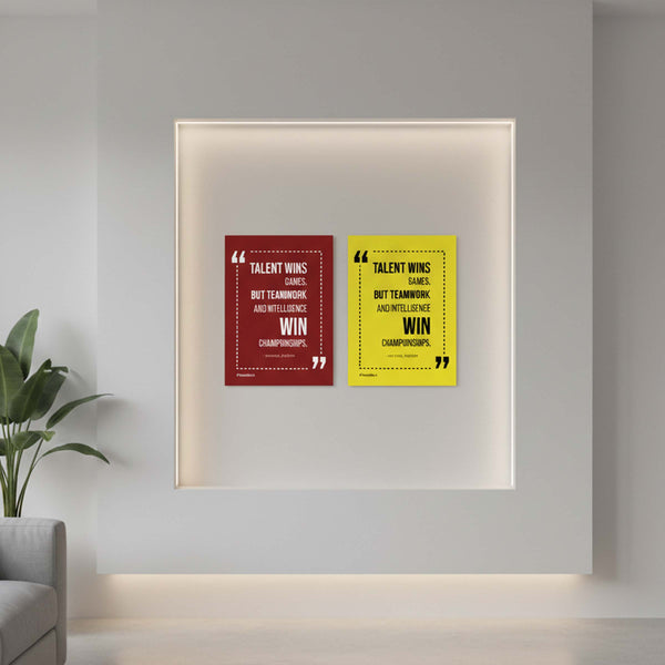 Teamwork Motivation Wall Art